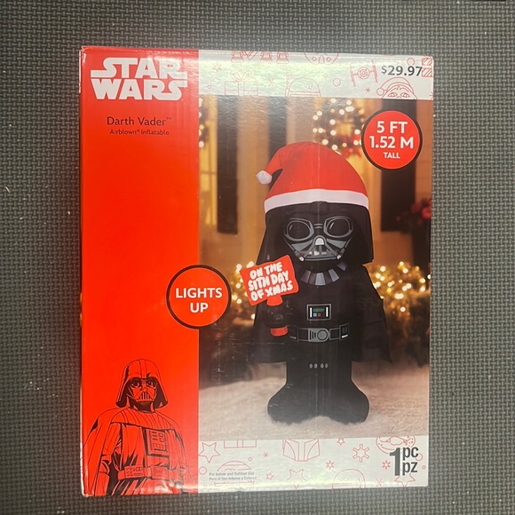 Star Wars | Holiday | Star Wars Darth Vader Airblown Inflatable Lights ...